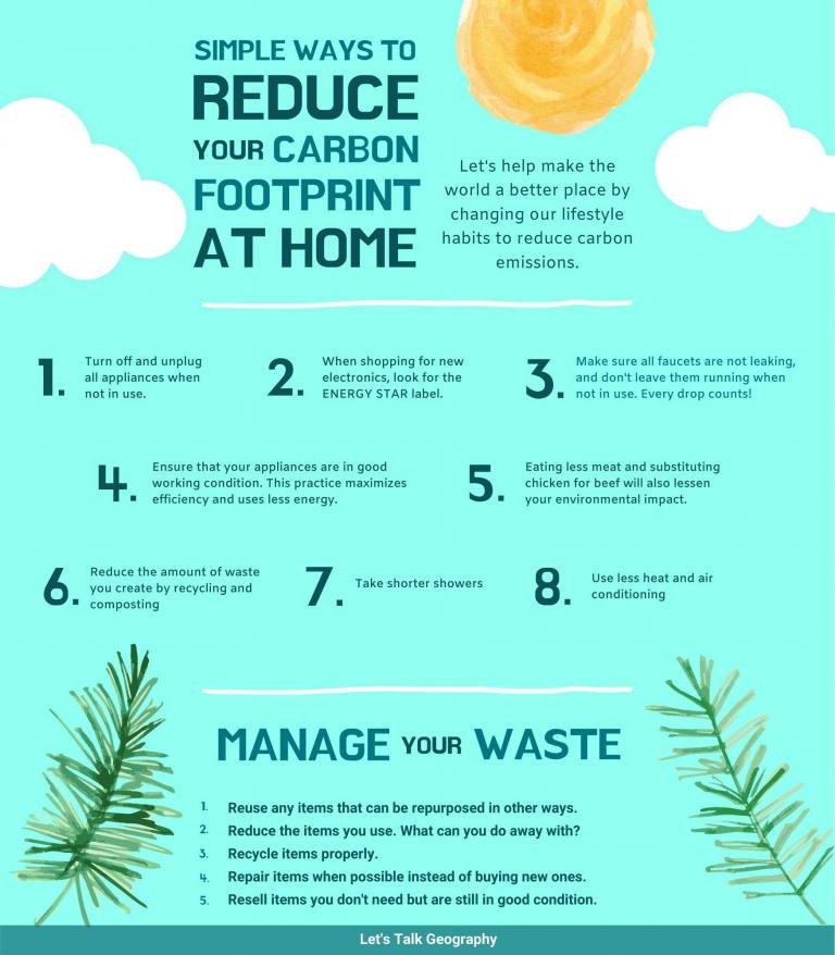 Reduce Your Carbon Footprint Now! 10 Shockingly Simple Ways To Save The ...