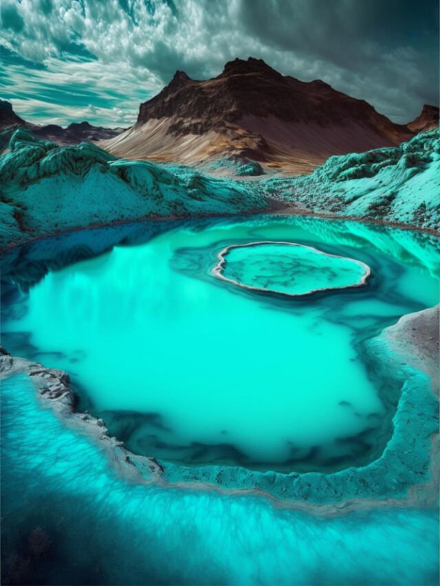 10 Mysterious and Unreal Lakes in The World | Let's Talk Geography